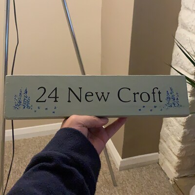 Personalised Painted Wooden Sign for House Garden Gate Outdoor - Etsy