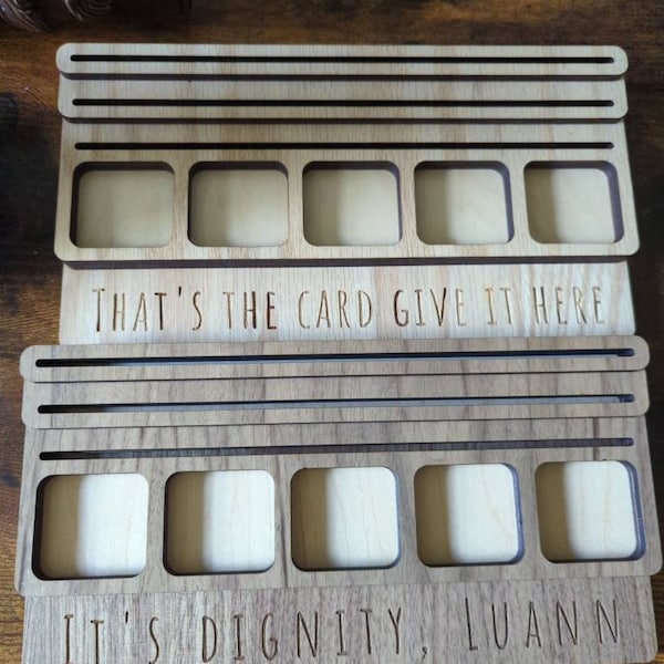 Personalized Board Game Card Holder Tabletop Resource Organizer, Gaming ...