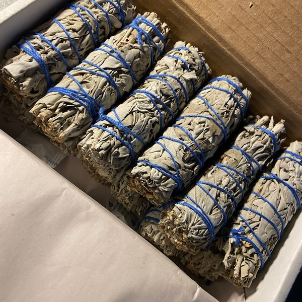 White Sage Smudge Sticks 4" (inch) | Wholesale Bulk White Sage Bundles | JL Local Wholesale ...
