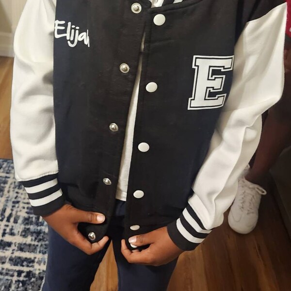 Personalised Initials Adults Varsity Jacket - Etsy