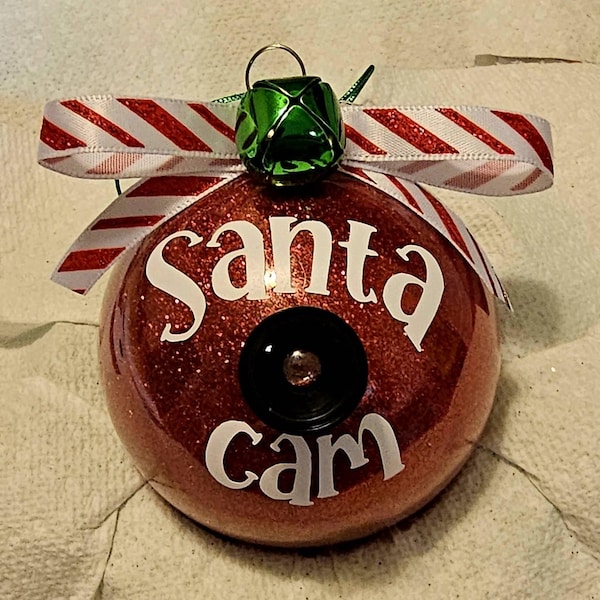 Santa Cam Lens for Ornaments, Christmas Santa Camera Lens, Santa Cam ...