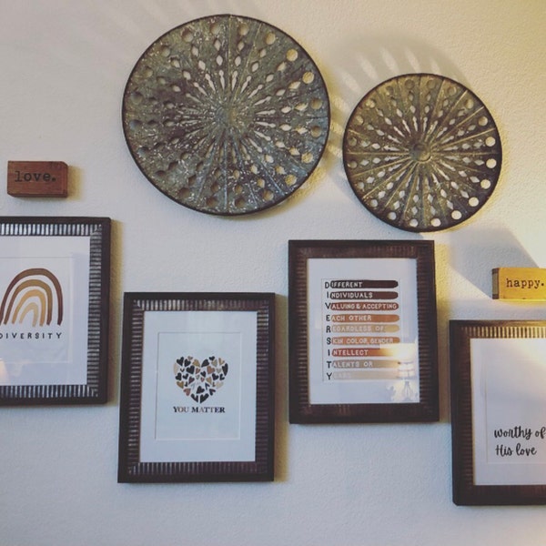 Set of 2, Diversity Art Print, Diversity Kid Room, Classroom Decor ...