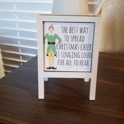 Buddy the Elf Movie Quote Christmas Sign - Etsy