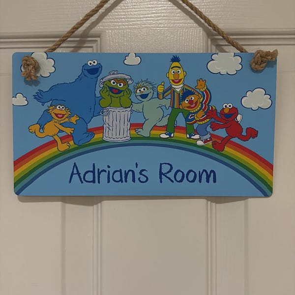 Kids Personalized Name Toddler Bedroom Door and Wall Sign, Custom Room ...