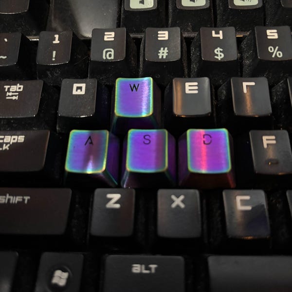 Comic-inspired Sketch Keycaps Set – Hand-drawn Look Mechanical Keyboard ...