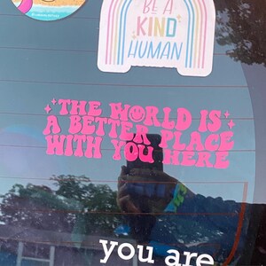 Positive Vinyl Decal Car Window Decal Sticker Laptop Decal - Etsy