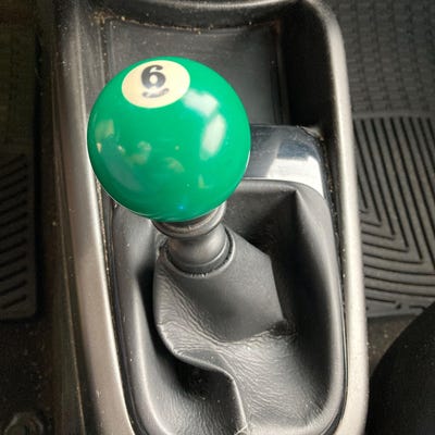 Billiard Pool Ball Shift Knob Threaded Gear Shifter Shifting Exact Fit ...