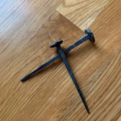 Hand Forged Rune Nails, Medieval, Rustic Nails, Old Nails, Viking Home ...