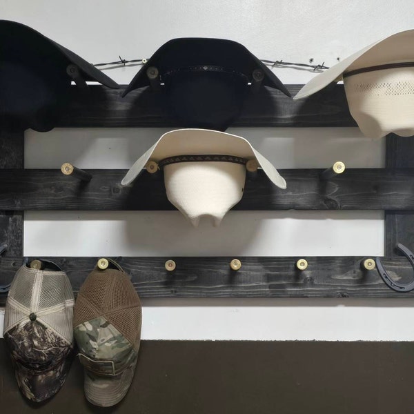 4 Pair Cowboy Boot Tree Rack| Vertical Western Boot Organizer| Rustic ...