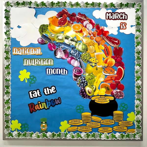 Spring Health Habits Bulletin Board/door Decor Kit for Nurses' Office ...