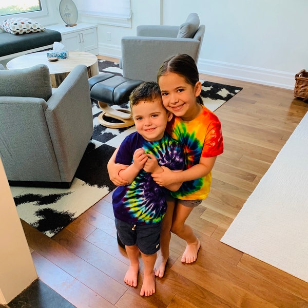 Groovy Tee - Kid's Purple Tie Dye - Little Hipster Shirt - Etsy