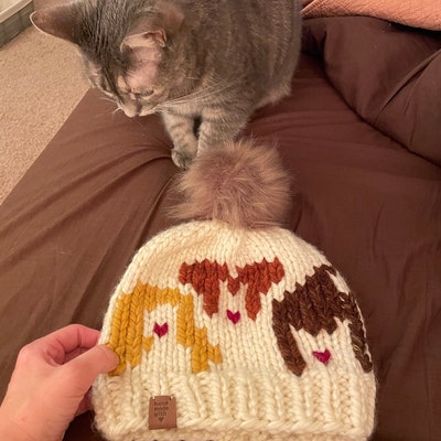 Sibella Beanie Pattern, Bat Knitting Pattern, not a Finished Hat, Super ...