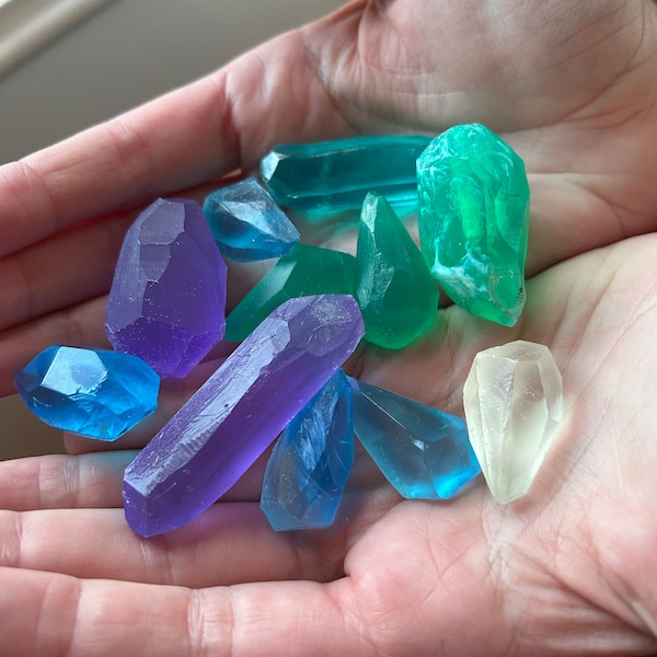 Colorful Kyber Crystals - for Cosplay Healing, Jewelry, Crafts, Jedi ...
