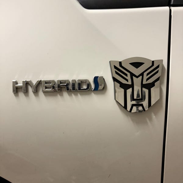 Autobot or Decepticon Plastic Car Emblem - Etsy
