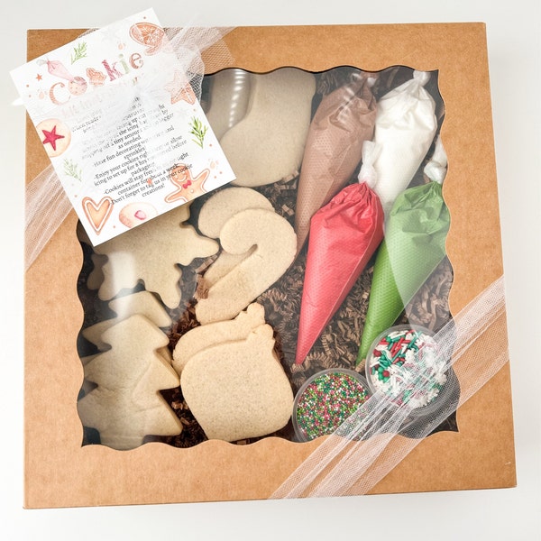 Editable Cookie Kit Instructions Cookie Decorating Party DIY Cookie Kit ...