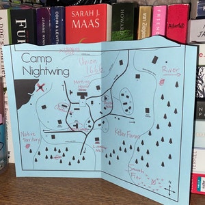Camp Nightwing Replica Map Fear Street Trilogy - Etsy Finland