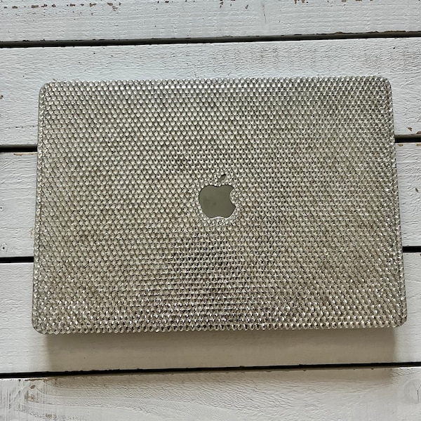 Bedazzled Crystal Rhinestone MacBook Case, Handmade Bling Cover - Etsy