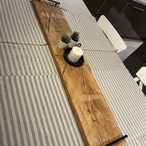 Solid Rustic Wooden Grazing Board 22.5cm Wide Hand Crafted Centre Piece ...