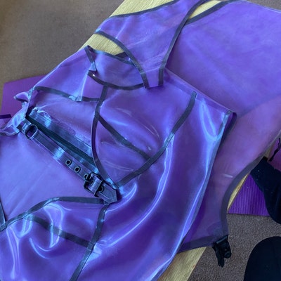 Latex Delta Bodysuit - Etsy