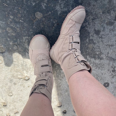 Fugu SA-BA Steel Toed Cool Japanese Boots VEGAN Brown Unisex - Etsy