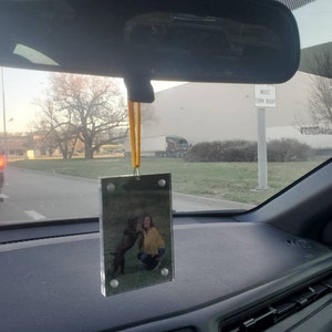Hanging Car Photo Frames Rearview Mirror Hanging Accessory - Etsy