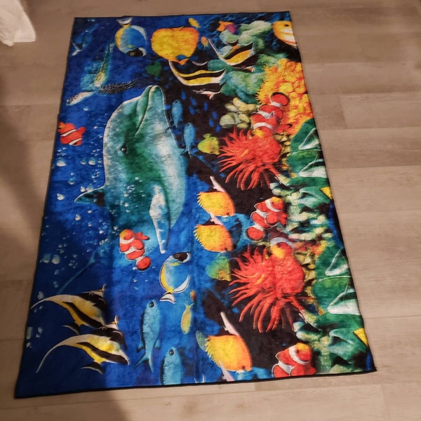 Tree Rug,forest Rug,art Rug,firefly Rug,tree Pattern Rug,forest Theme ...