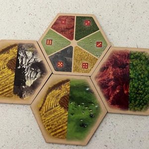 TTM Printable Volcano Hex Compatible With Catan's Settlers of Catan ...