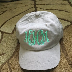 Ladies' Monogram Baseball Cap Monogram Hat Monogram Cap | Etsy
