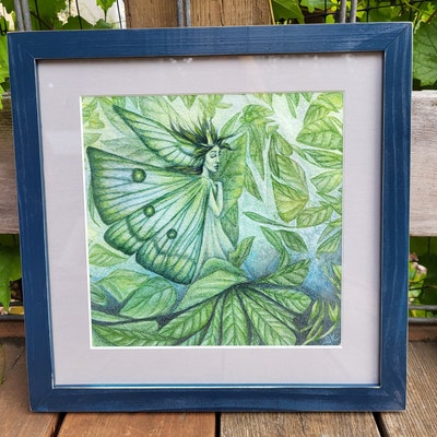 Distressed Emily Frame, Wood Picture Frames, Picture Frames, Rustic ...