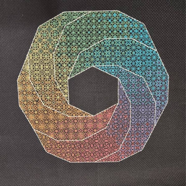 Magic Rings Blackwork Sampler Pattern - Etsy