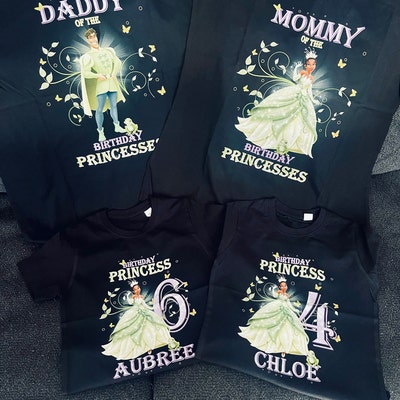 Princess Tiana Shirts Princess Tiana Birthday Family Shirt the Princess ...