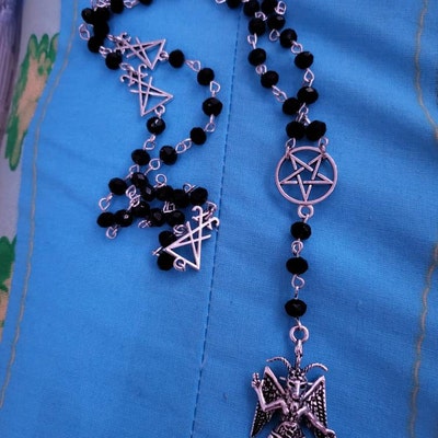 Large Sigil of Baphomet Pendant bessy Version Stainless - Etsy