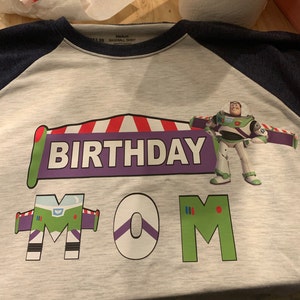 Toy Space Ranger BIRTHDAY Mom SVG PNG. Cricut or Printer - Print, Cut ...