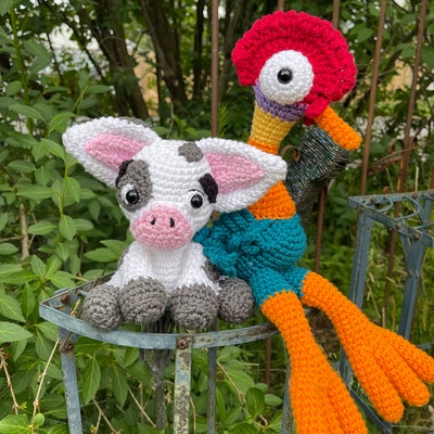 Crochet Pua, Hei Hei and the Heart of Te Fiti Pattern Bundle - Etsy