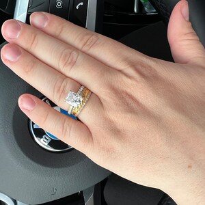 Coil Stacker Ring in Solid Gold Yellow Gold Wedding Band - Etsy