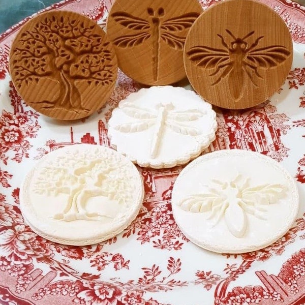 Old Tree 2.5 Inch Wood Cookie Stamp Mold CS-005 - Etsy