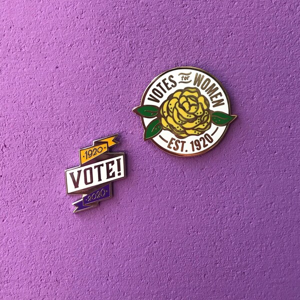 Women's Suffrage Pin -- United States Women's History Hard Enamel Pin ...