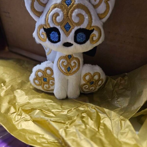 Ornamental Kitsune Plush - Littlefox's Toebeans - Japanese Spirit Fox ...