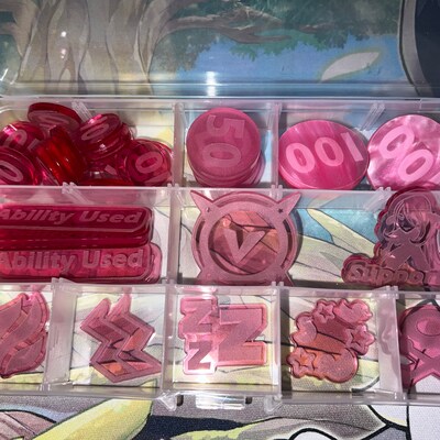 Keyforge Token Set With Box Worlds Collide Ready Keys - Etsy