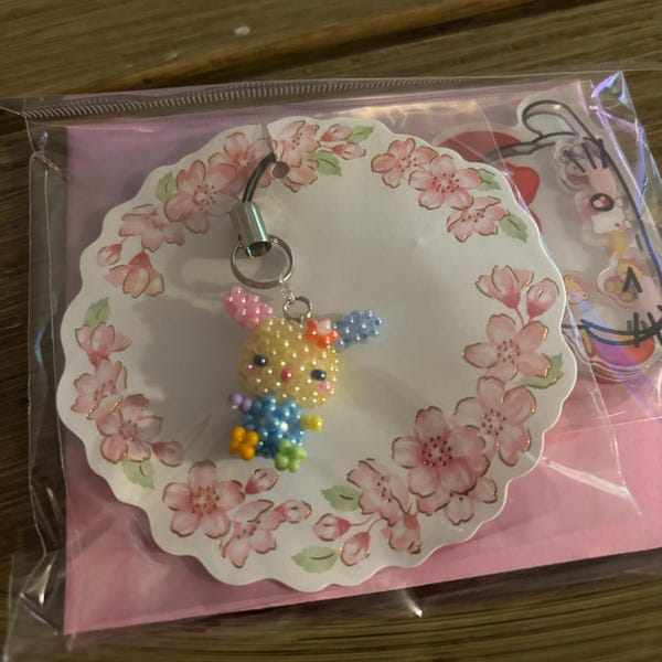 Ponyo Beaded Charm - Etsy