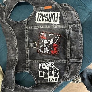 Biscuits Punk Rock Dog Embroidered Patch - Etsy