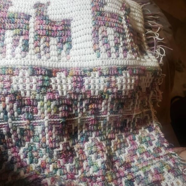 Berber Afghan - Overlay Mosaic Crochet PATTERN - Digital Download in ...