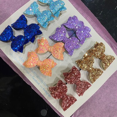 Glitter Butterfly Clips, Butterfly Hair Clip, Glitter Hairband, Chunky ...