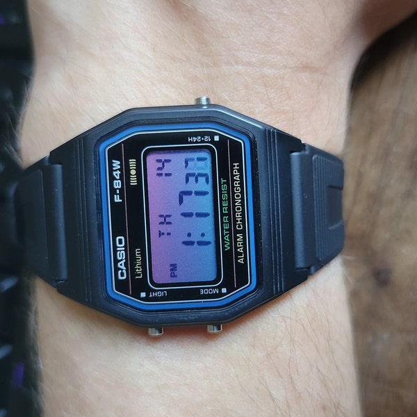 Casio F-91W Monochrome Gradient Filter Screen - Etsy