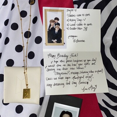 BTS Heart Locket Necklace Luxury Jewelry Photo Locket Shine, Dream ...