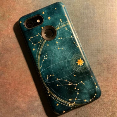 Purple Outer Space AirPod Case for Airpods Pro Hard Cover With Keychain ...