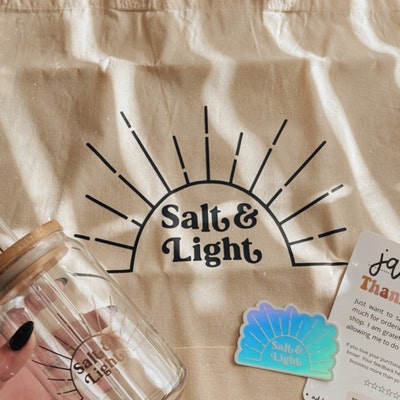 Holographic Sticker Iridescent Sticker Salt & Light Sticker - Etsy