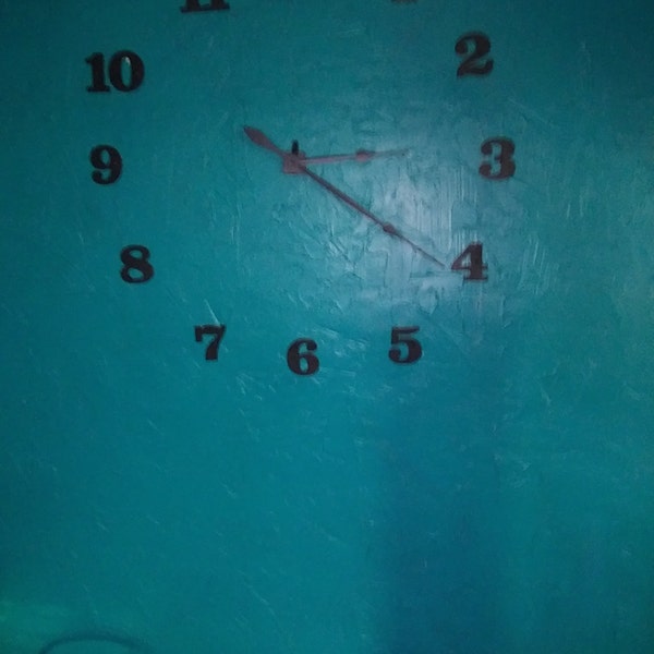 36 Inch or Larger DIY Clocks Large Black Metal Hands 17.75 and MS26 ...