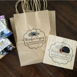 Shopping Bag Stamp Custom Stamp Logo Rubber Stamp 3 X - Etsy