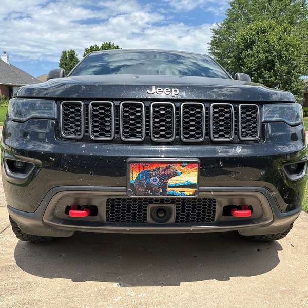 Blue Dragon Vanity Decorative Front License Plate - Cute Car License ...